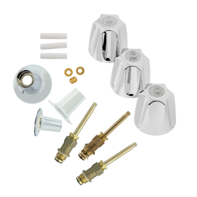 Three Valve Shower Repair Kit – Hot, Cold & Diverter Replacement