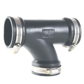 Rubber Flex San Tee Coupling | Flexible DWV Plumbing Tee